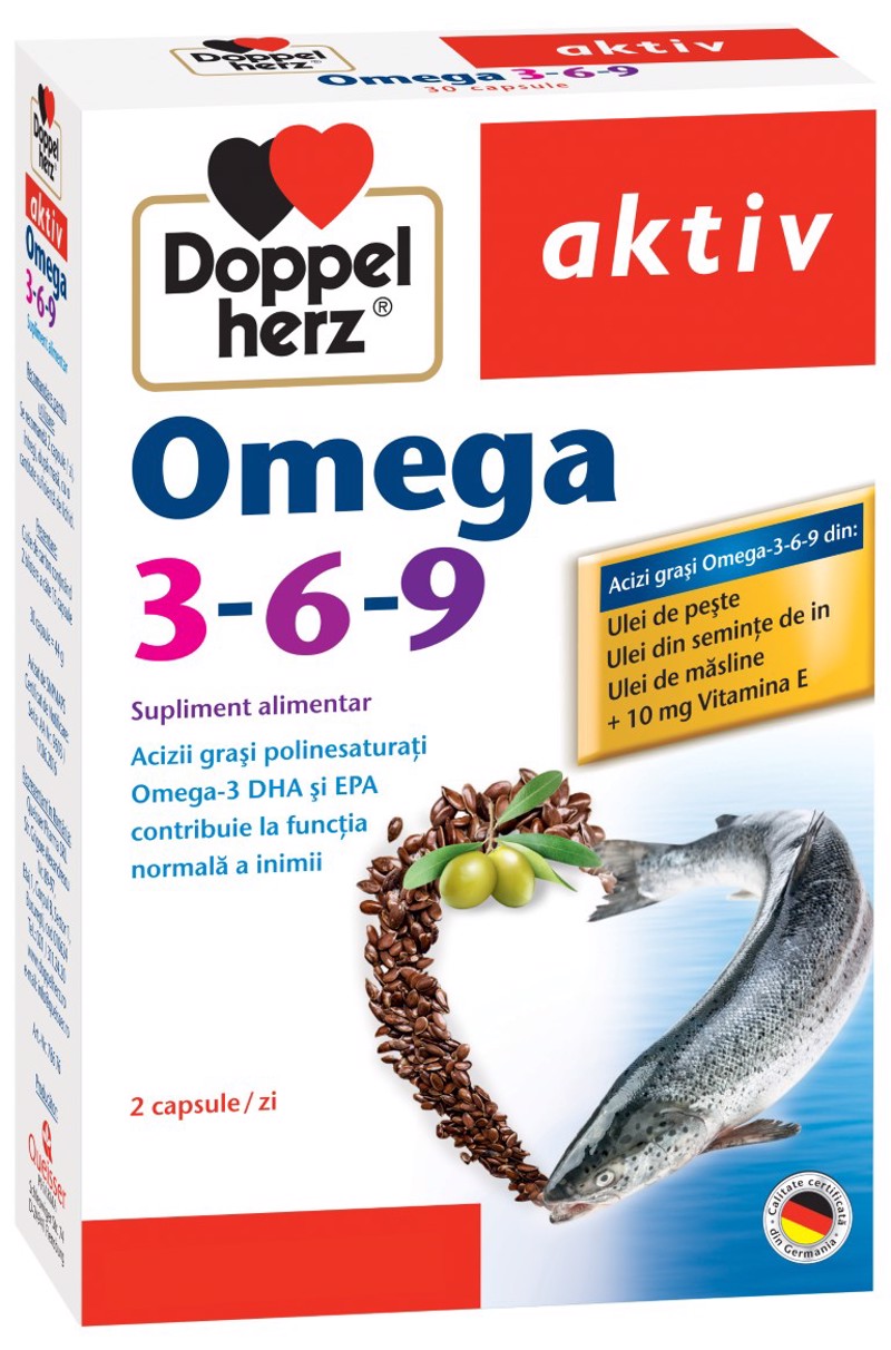 Doppel Herz Aktiv Omega-3-6-9-cps x 30