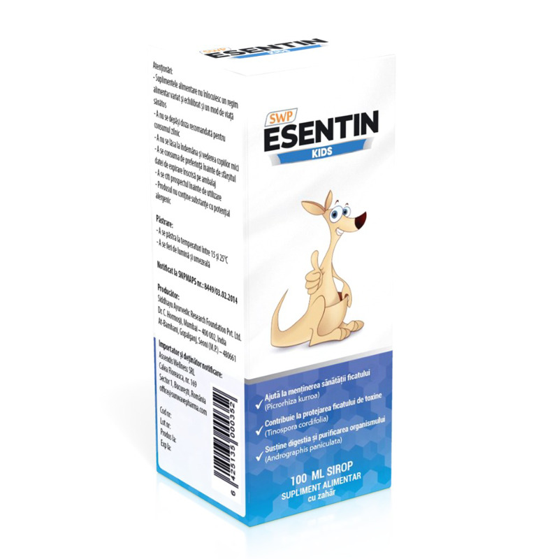 Esentin Kids, sirop 100 ml, Sun Wave
