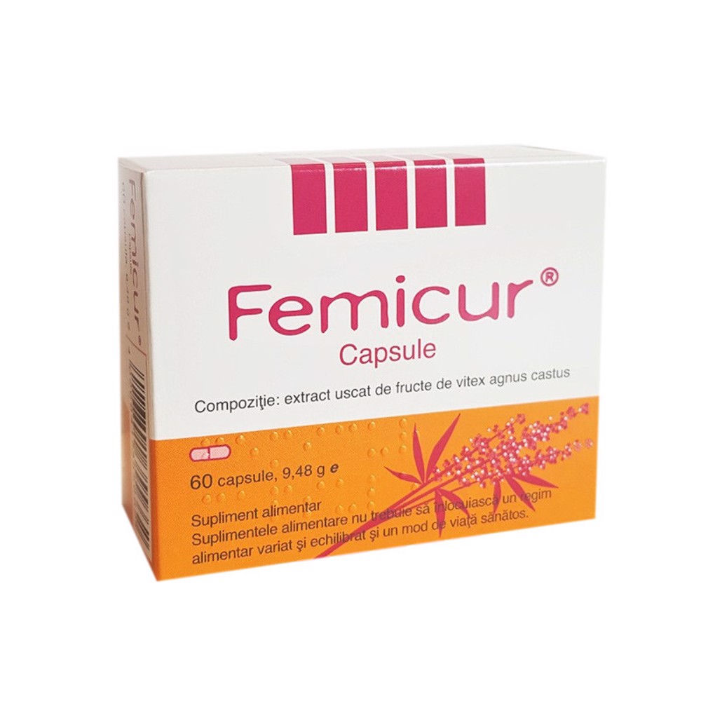 Femicur, 60 capsule, 3F Plantamed
