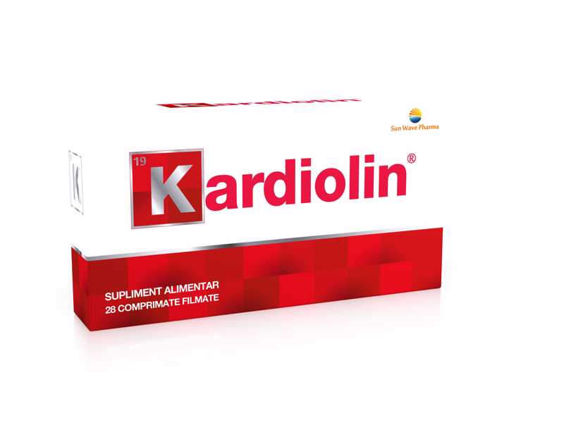 Kardiolin, 28 comprimate filmate, Sun Wave