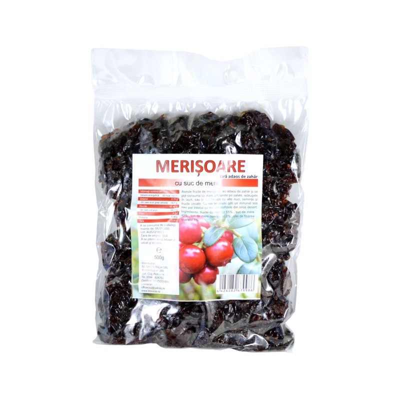 Merisoare cu suc de mere 500g (Deco)