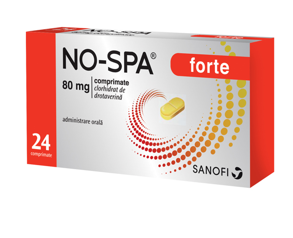 No-Spa Forte 80mg-cpr. x 24-Sanofi Romania CIM