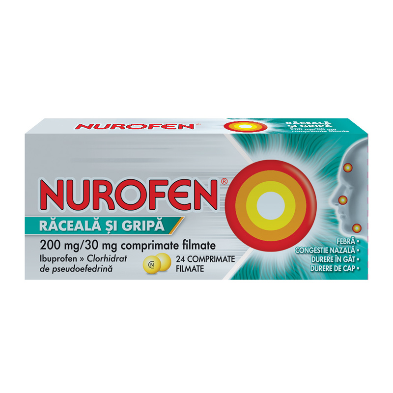 Nurofen Raceala Si Gripa-cpr.film. x 24-Reckit